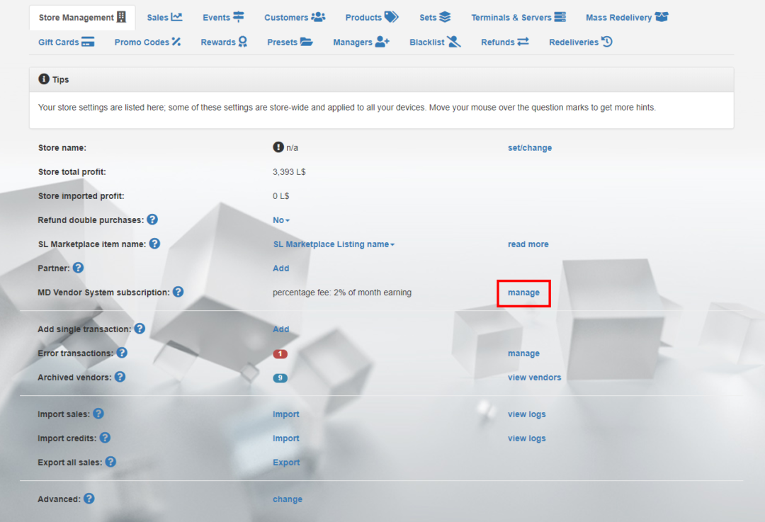 MD Vendor System User Manual – MD Labs